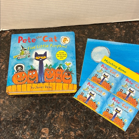 Other | Pete The Cat Five Little Pumpkins Board Book | Poshmark